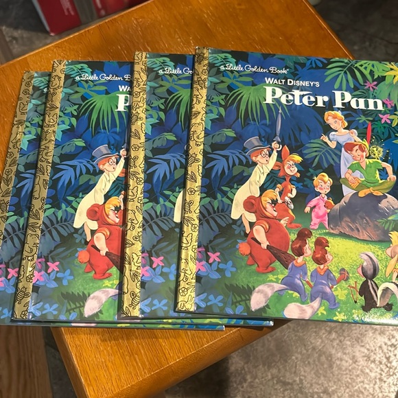 Disney | Toys | New Set Of 4 Peter Pan Books | Poshmark